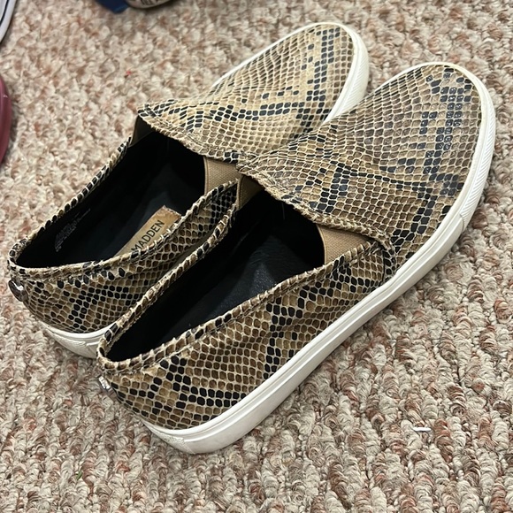Steve Madden | Shoes | Steve Madden Snake Skin Loafers | Poshmark